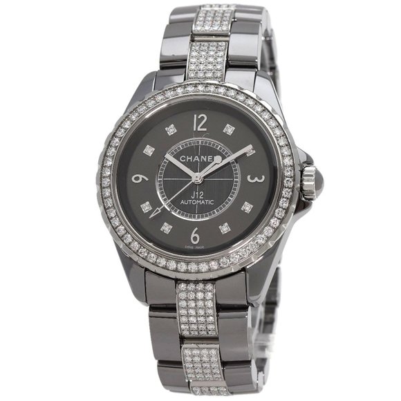 CHANEL | Accessories | Chanel H36 J12 Chromatic 38mm Bezel Diamond ...